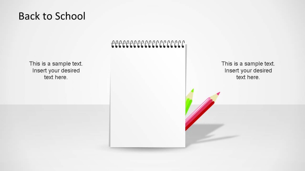 Notepad PowerPoint Shape - SlideModel