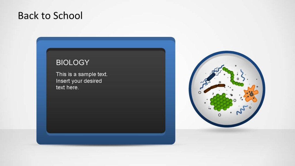 Biology virus and Bacteria PowerPoint shapes - SlideModel