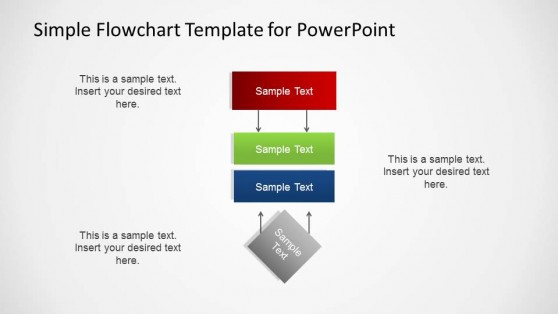 Vertical PowerPoint Flowchart Diagram - SlideModel