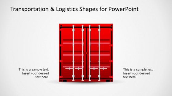 Container Illustration for PowerPoint - SlideModel