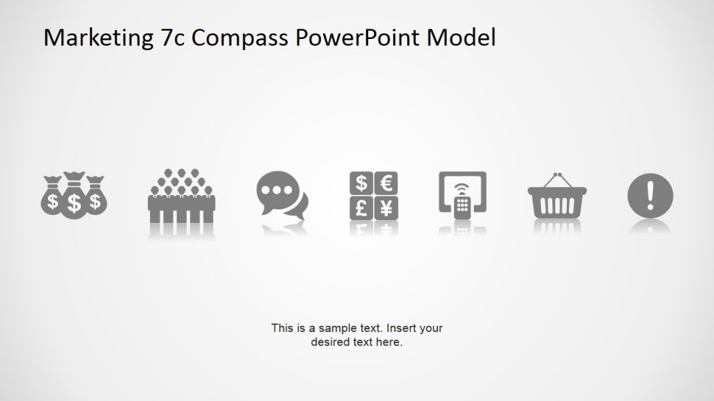 7Cs Compass Model Icons for PowerPoint - SlideModel