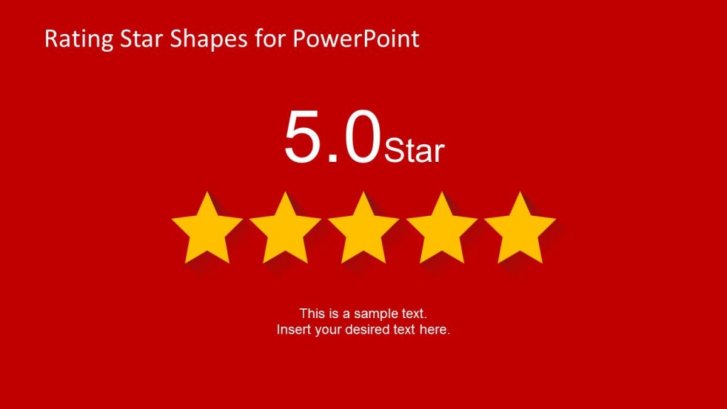 5 Stars Slide Design for PowerPoint - SlideModel
