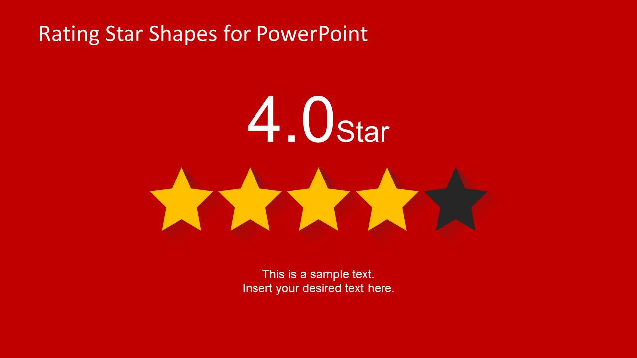 Rating Star Shapes for PowerPoint - SlideModel
