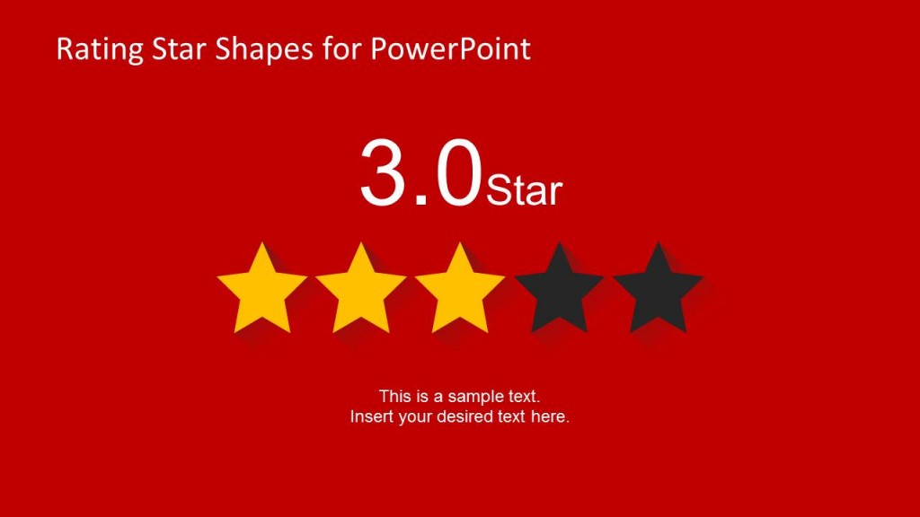 3 Stars Slide Design for PowerPoint - SlideModel