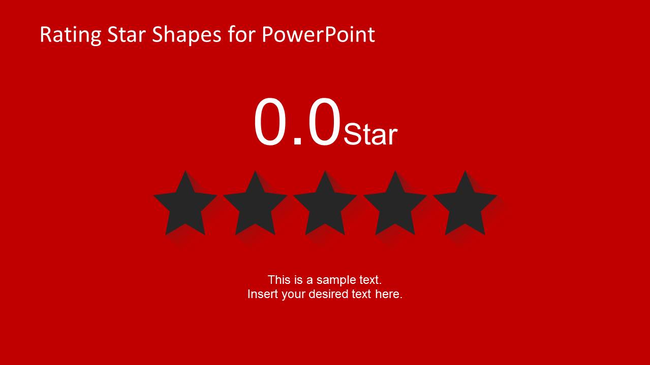 Rating Star Shapes for PowerPoint - SlideModel