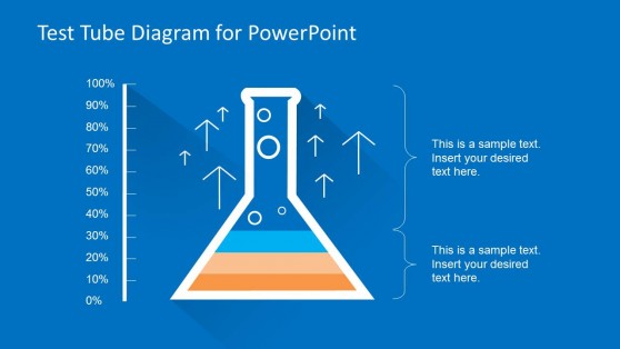 Test Tube Diagram Chart for PowerPoint - SlideModel