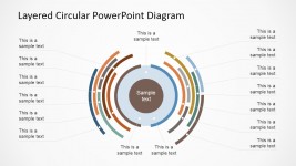 Layered Circular Flow Diagram for PowerPoint - SlideModel