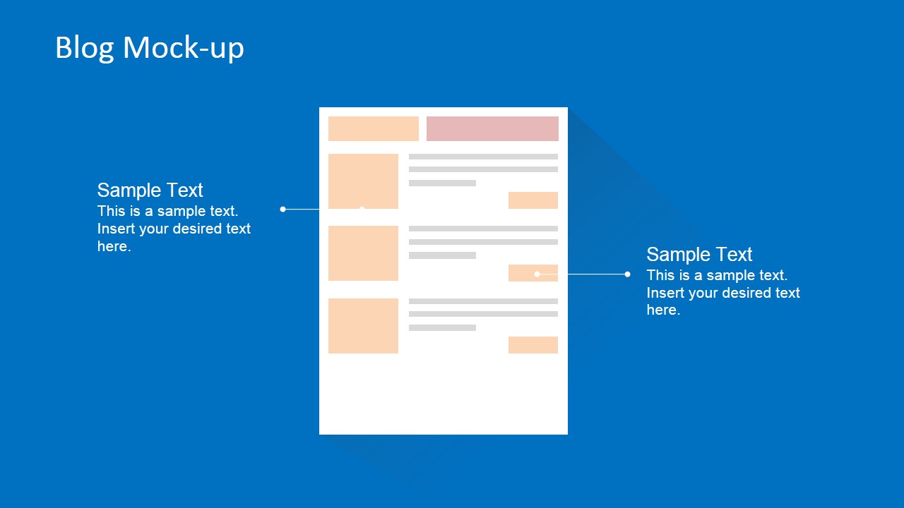 Flat Website Mockup Toolkit for PowerPoint - SlideModel