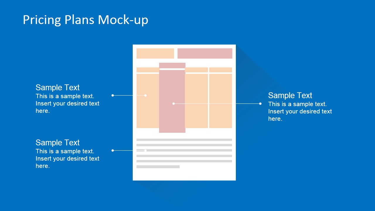 Flat Website Mockup Toolkit for PowerPoint - SlideModel