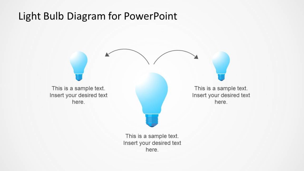 Light Bulb Shapes Diagram Design for PowerPoint - SlideModel