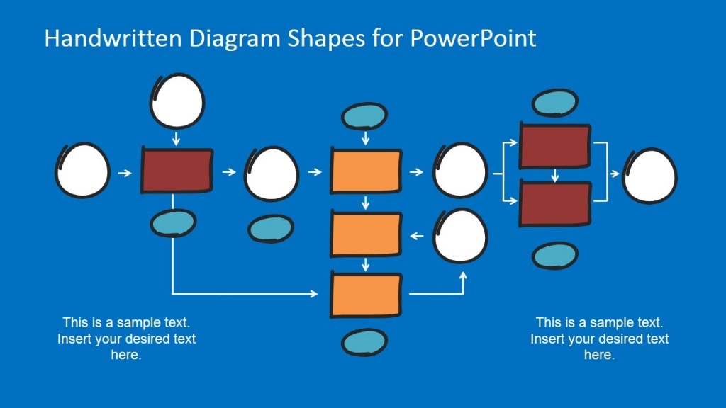 Handwritten Diagram Shapes for PowerPoint - SlideModel