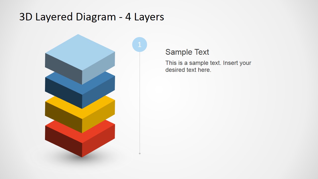 4 Levels 3D Layered Diagram for PowerPoint - SlideModel