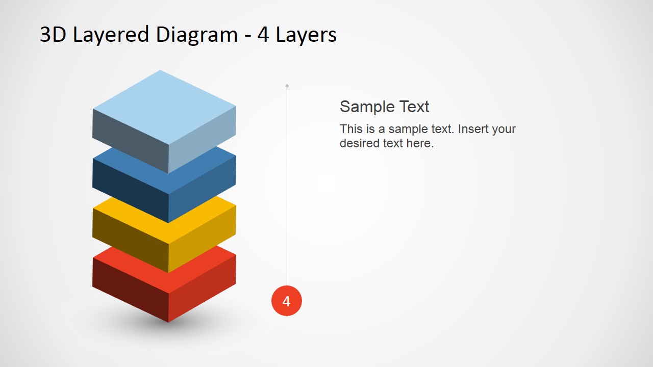 4 Levels 3D Layered Diagram for PowerPoint - SlideModel