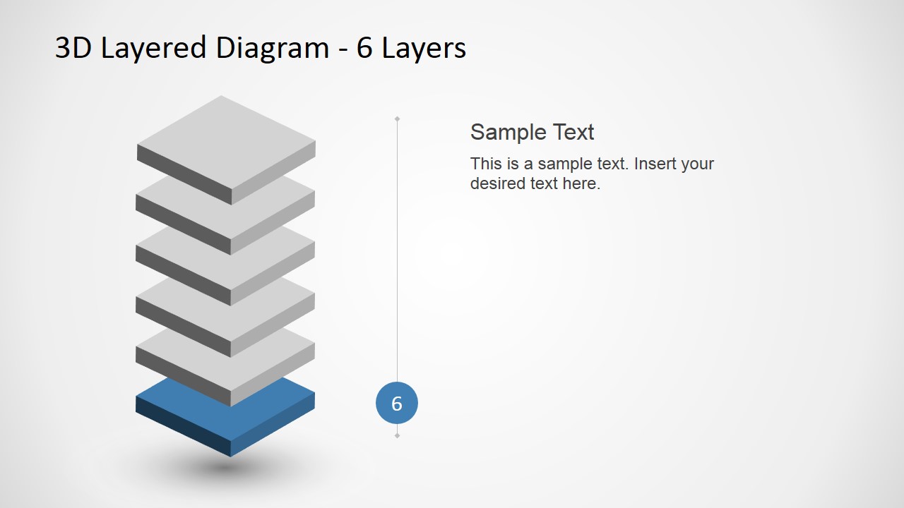 6 Levels 3D Layered Diagram for PowerPoint - SlideModel