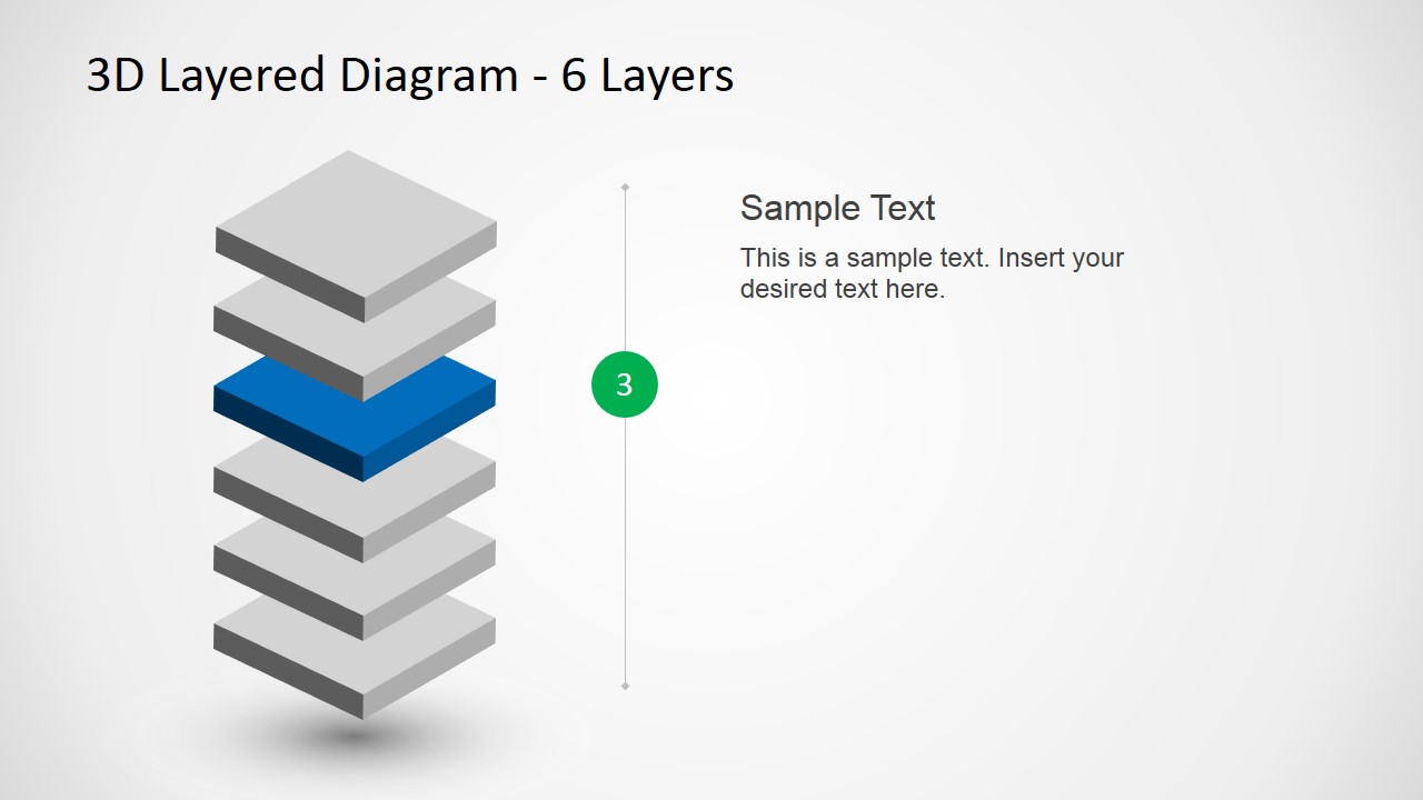 6 Levels 3D Layered Diagram for PowerPoint - SlideModel 6 Levels 3D Layered Diagram for PowerPoint - SlideModel