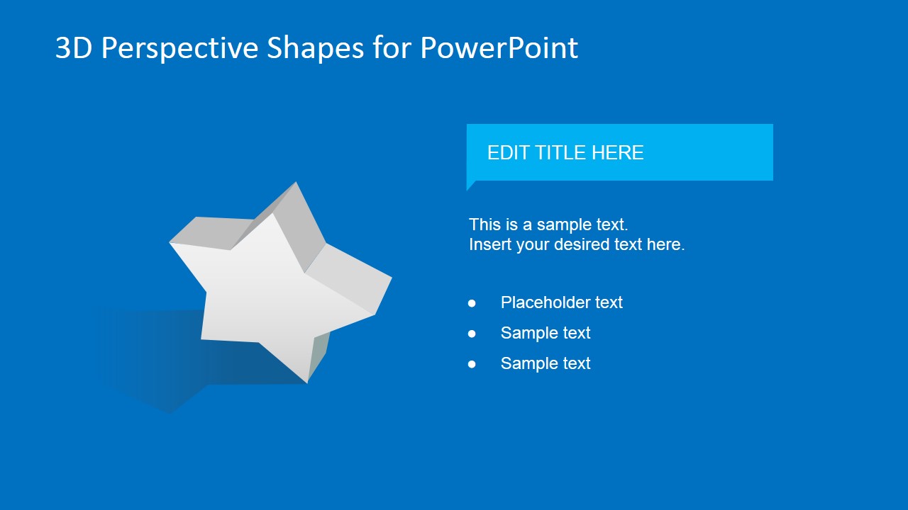 3D Perspective Shapes for PowerPoint - SlideModel