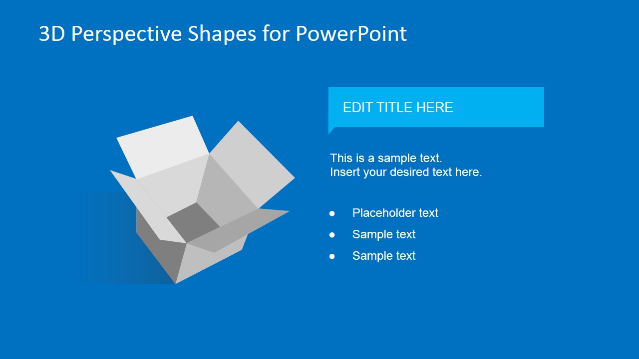 3D Perspective Shapes for PowerPoint - SlideModel