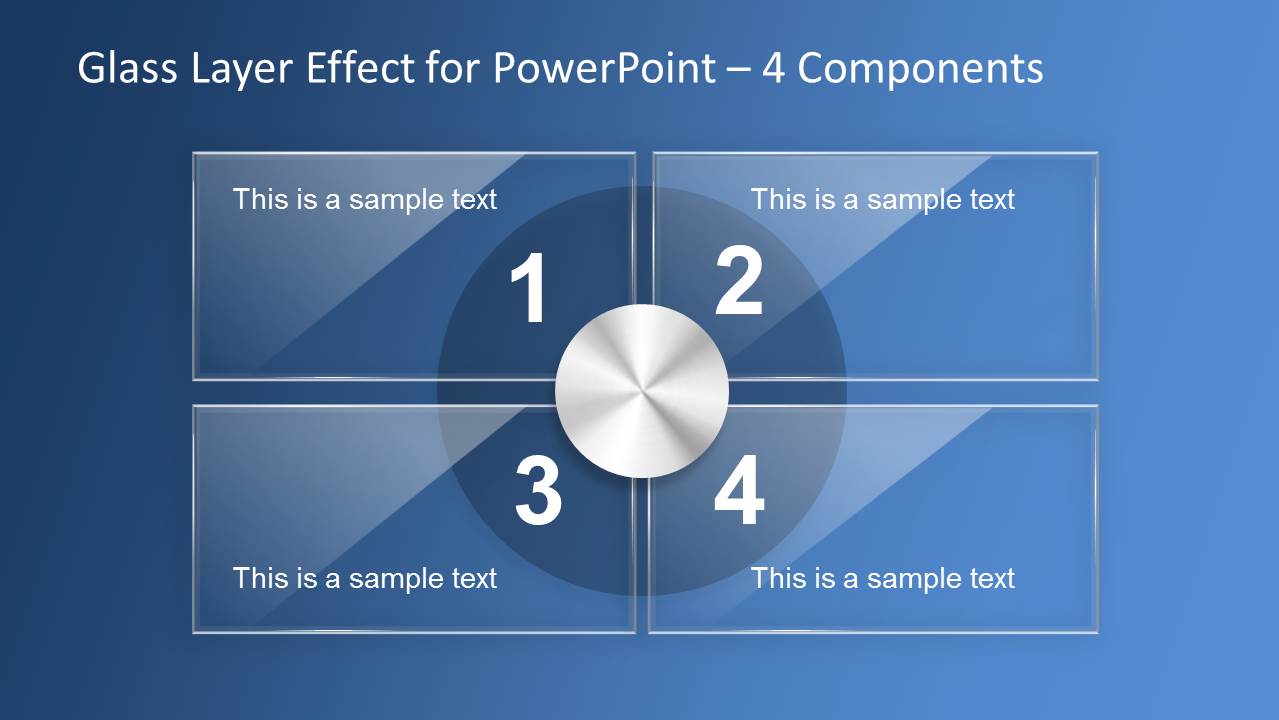 Glass Layer Effect PowerPoint Template - SlideModel