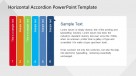 6 Steps Horizontal Accordion for PowerPoint - SlideModel