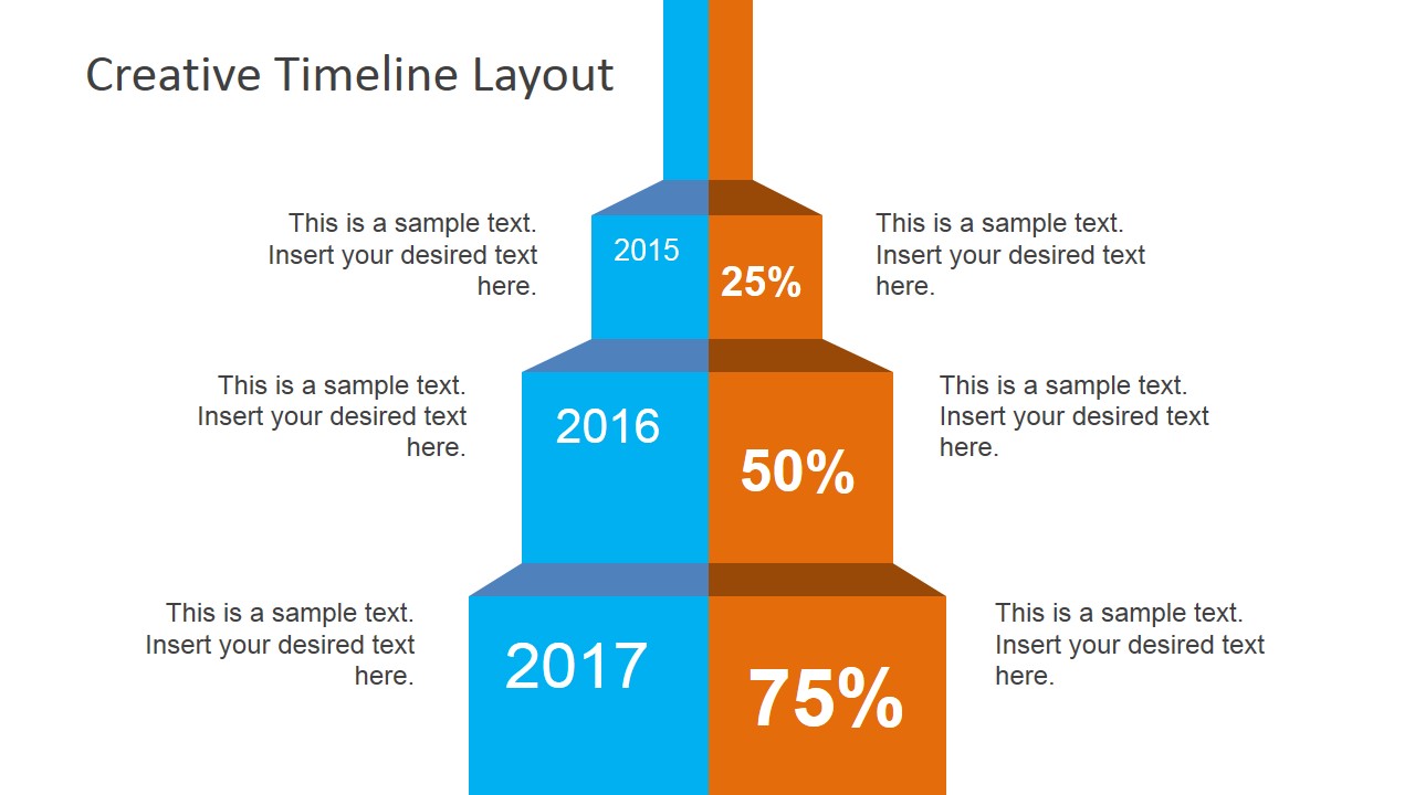Creative Timeline Layout for PowerPoint - SlideModel