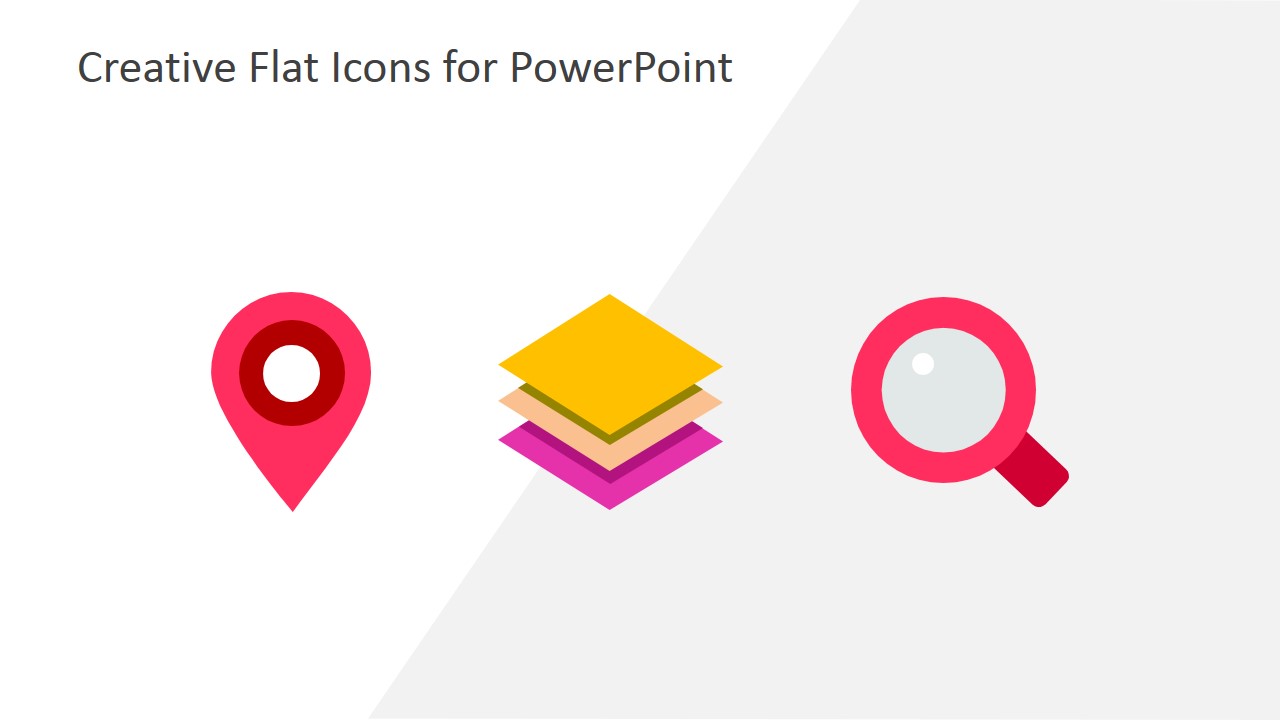 Creative Business Flat Icons for PowerPoint - SlideModel