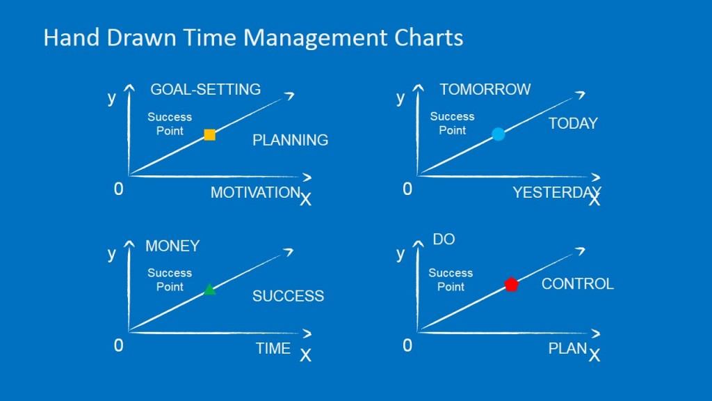 Hand Drawn PowerPoint Lune Charts for Time Management - SlideModel