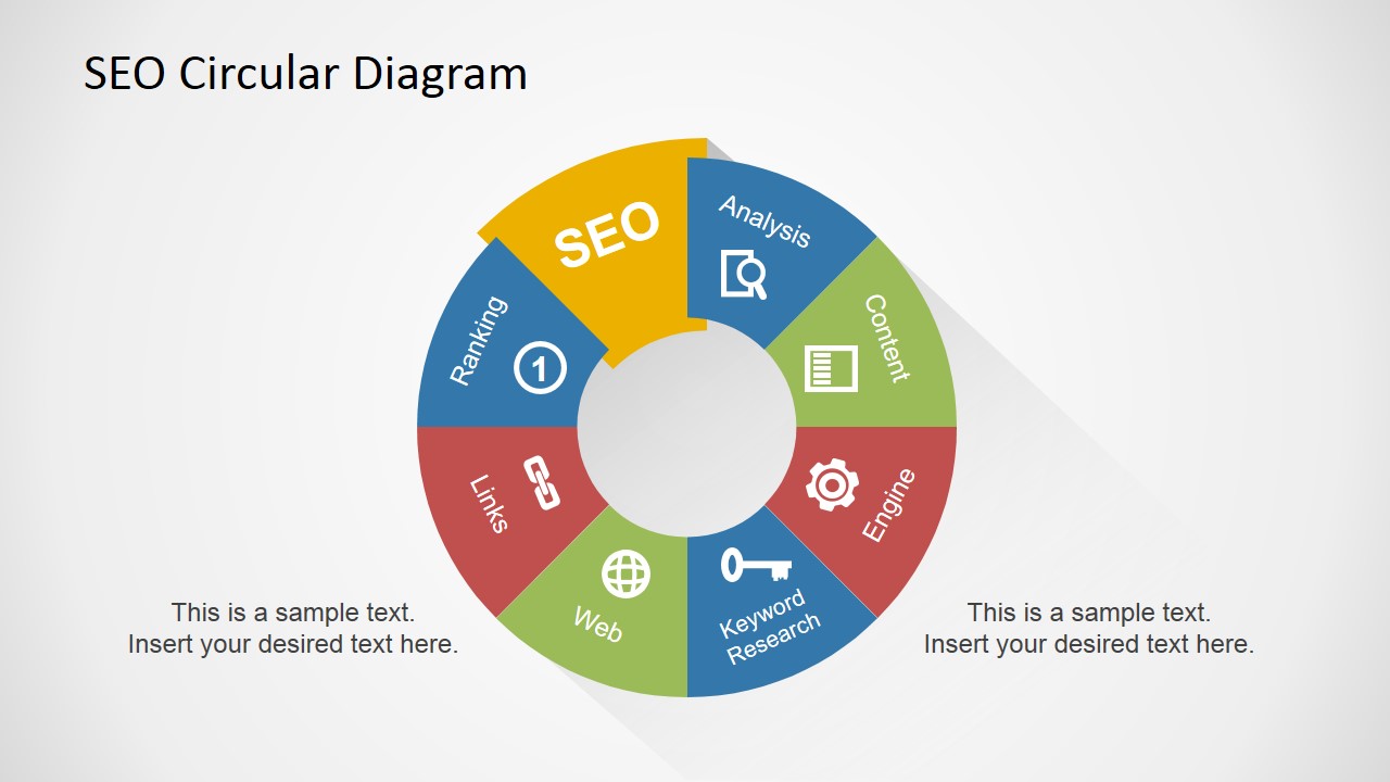 Flat SEO PowerPoint Template SlideModel