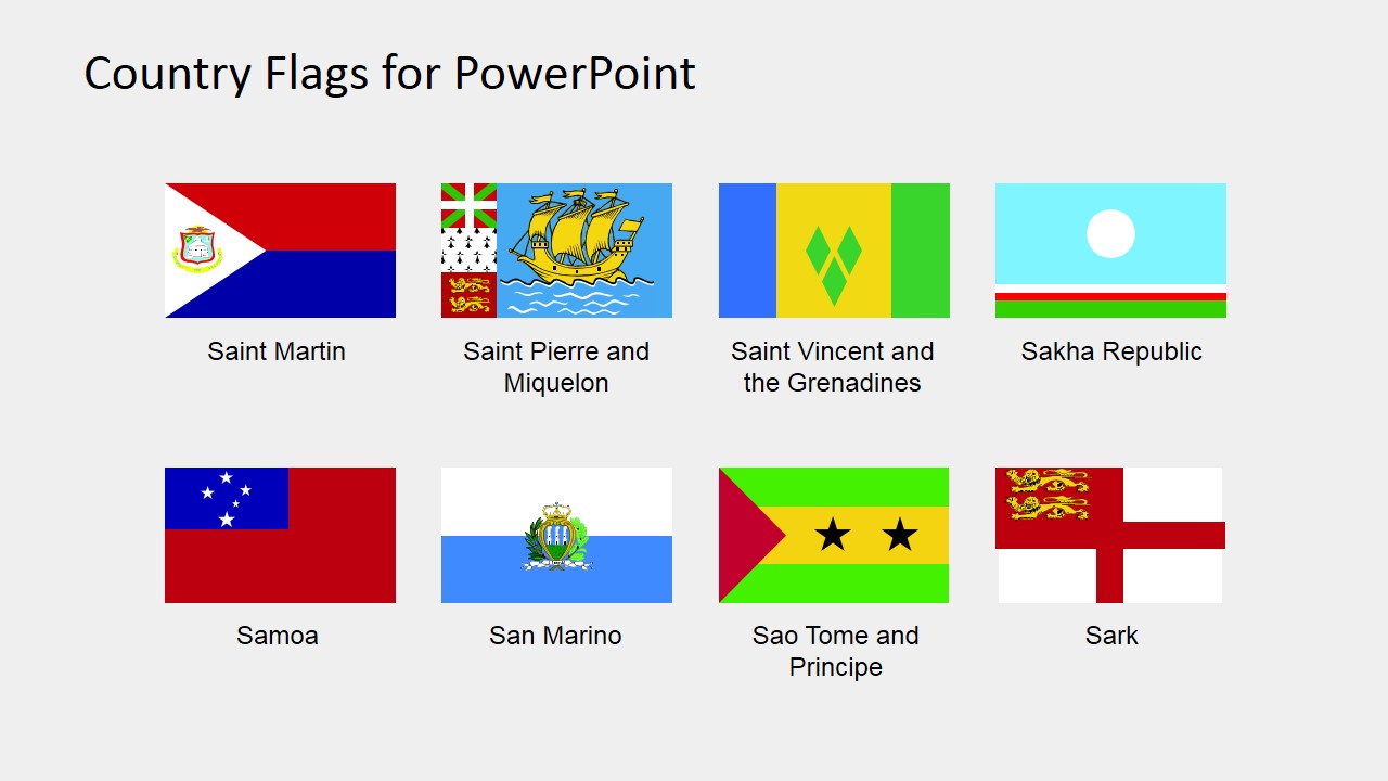 Country Flags Clipart for PowerPoint (R to S) - SlideModel
