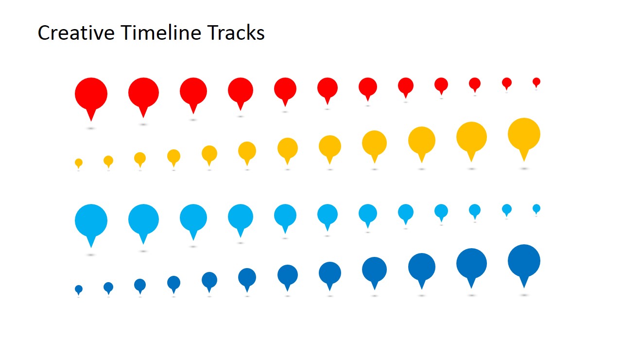 Creative Timeline Tracks PowerPoint Template - SlideModel