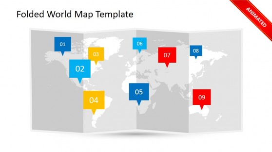 Simple Callout Clipart for Worldmap Slide - SlideModel