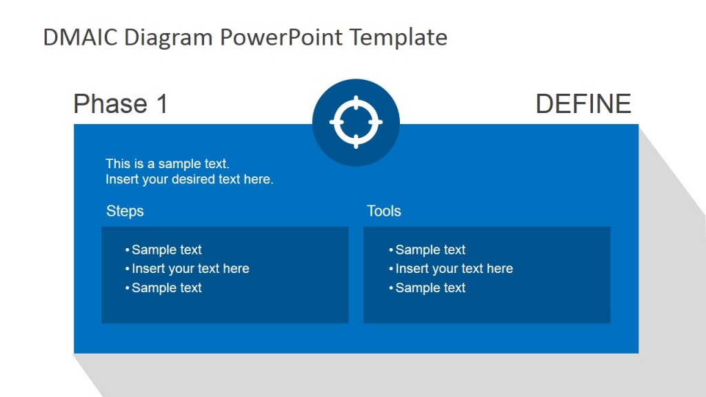 DMAIC Define Slide Design for PowerPoint - SlideModel