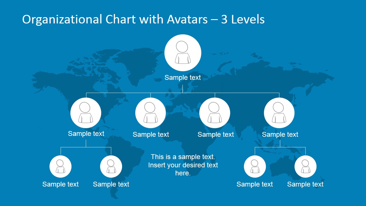 PowerPoint Organizational Chart with Avatars - SlideModel