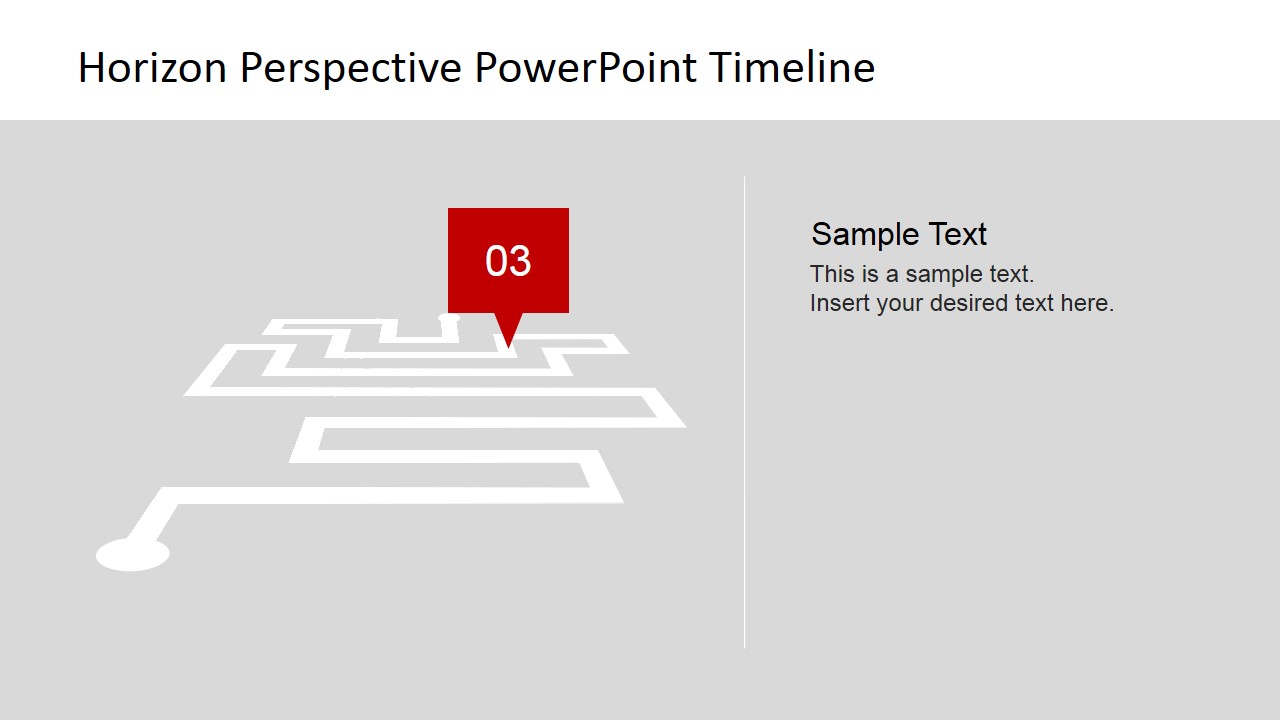 Horizon Perspective PowerPoint Timeline - SlideModel