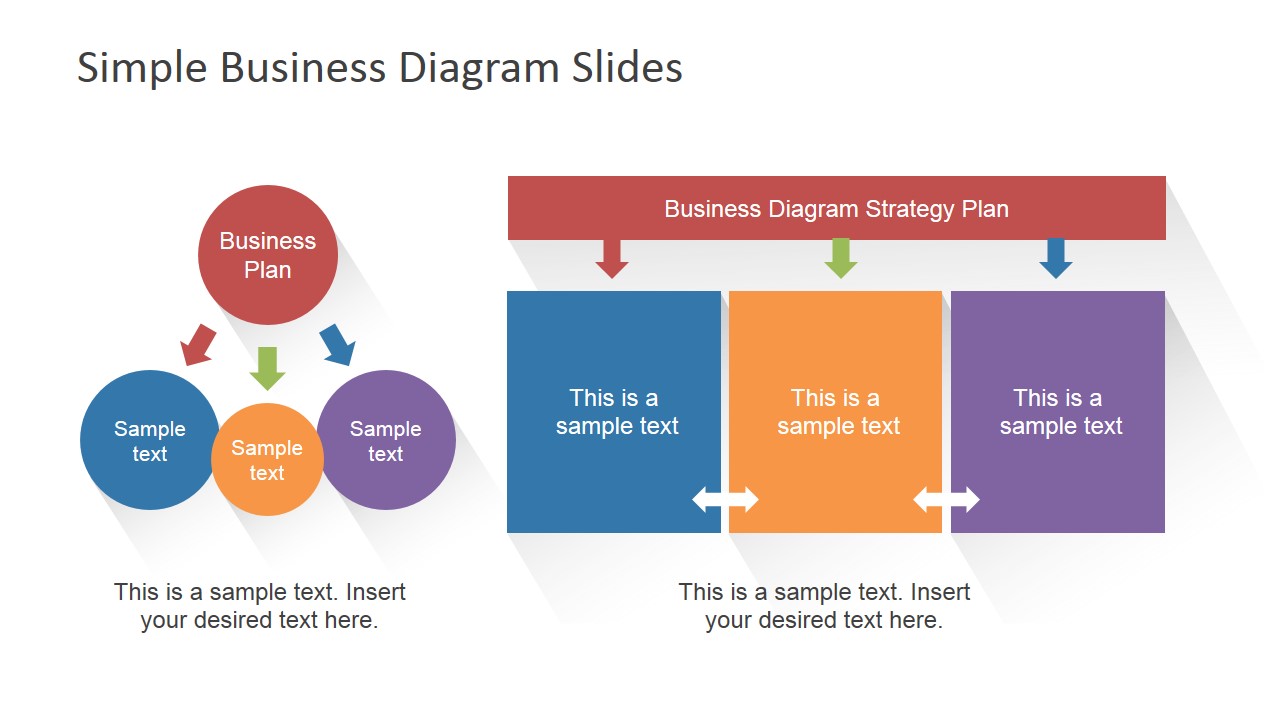 Simple Business Diagrams Slides for PowerPoint - SlideModel