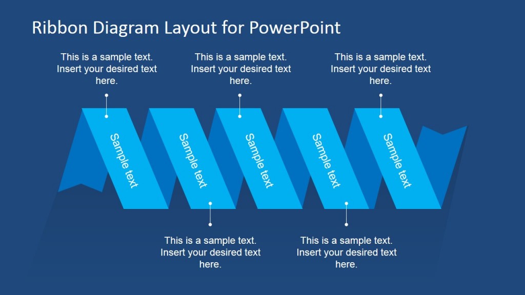 Horizontal Ribbon Diagram for Process Description - SlideModel