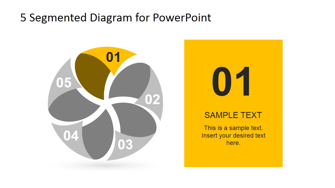 5 Segmented Diagram for PowerPoint - SlideModel