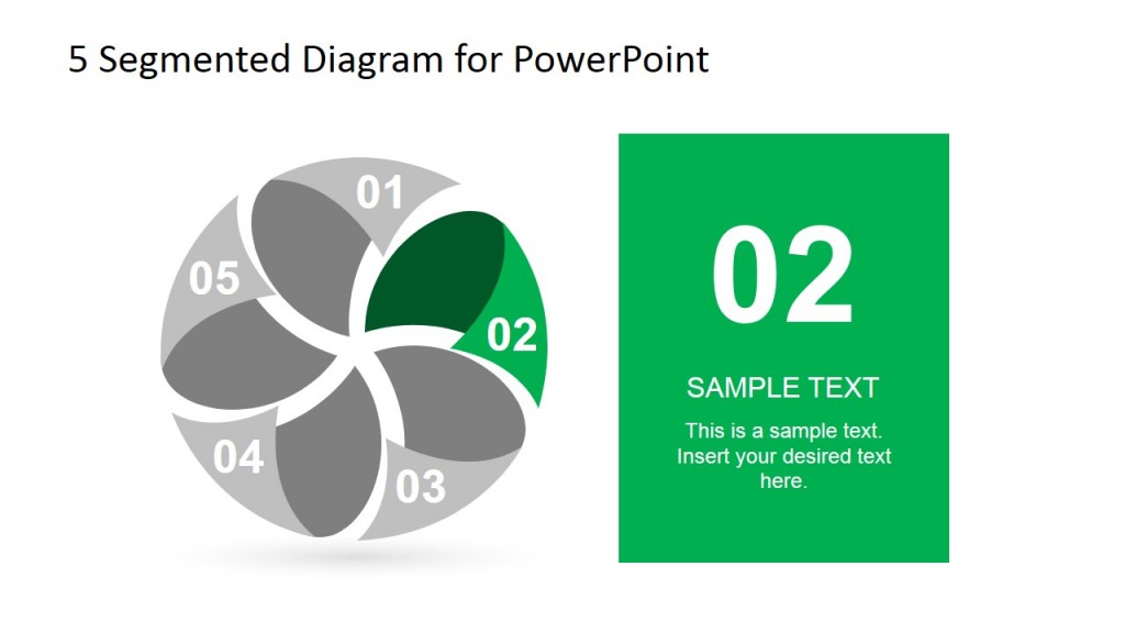 5 Segments Spherical Diagram - Step 2 - SlideModel