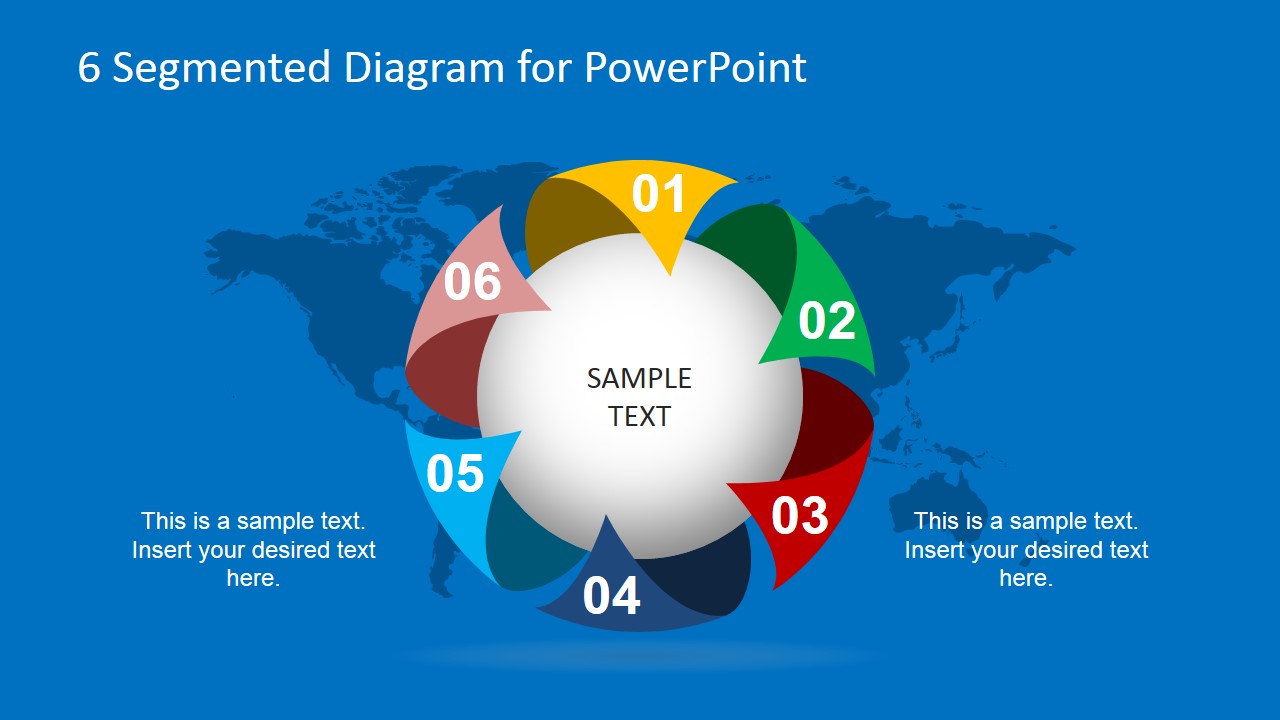 6 Steps Circular Segmented Diagram for PowerPoint - SlideModel 6 Steps Circular Segmented Diagram for PowerPoint - SlideModel