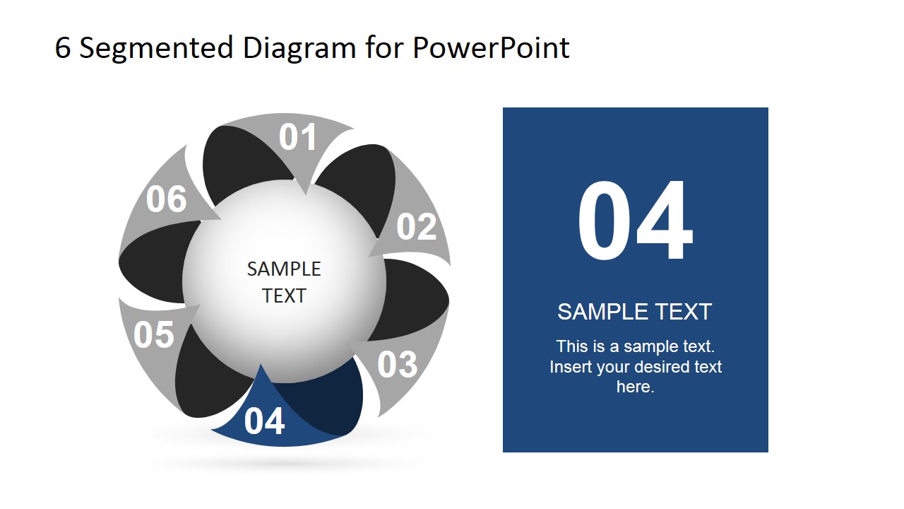 6 Steps Circular Segmented Diagram for PowerPoint - SlideModel 6 Steps Circular Segmented Diagram for PowerPoint - SlideModel