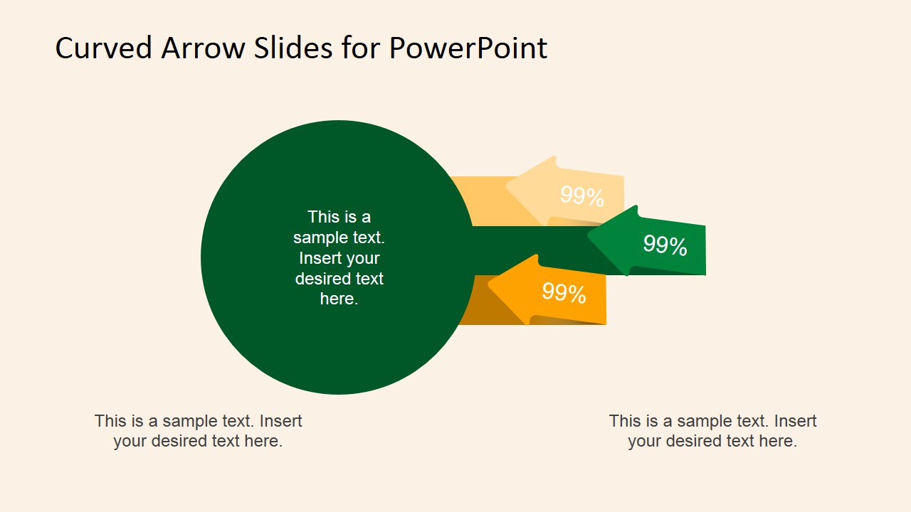 Curved Arrow Slides for PowerPoint - SlideModel