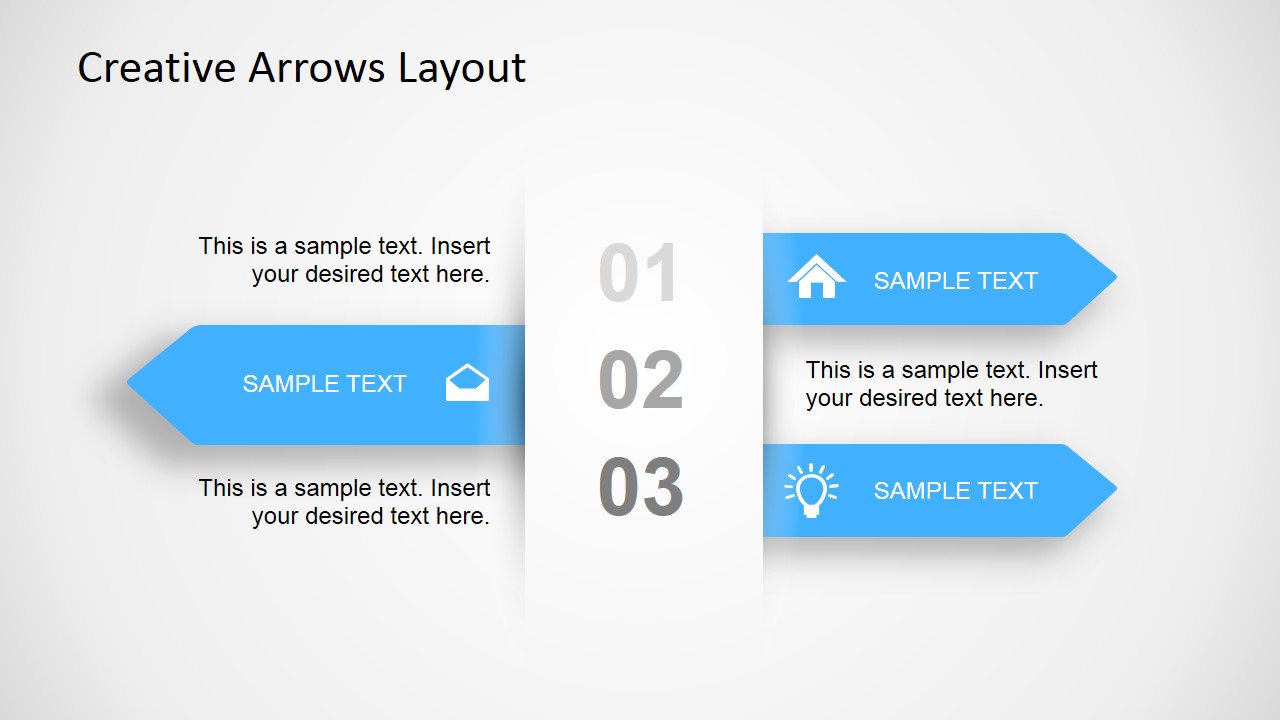 Creative Arrows Layout for PowerPoint - SlideModel