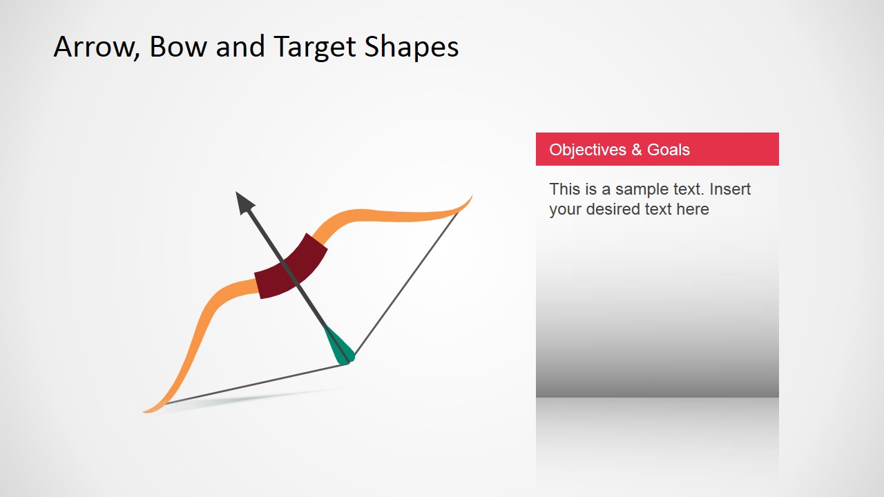 Arrow, Bow and Target Shapes for PowerPoint - SlideModel