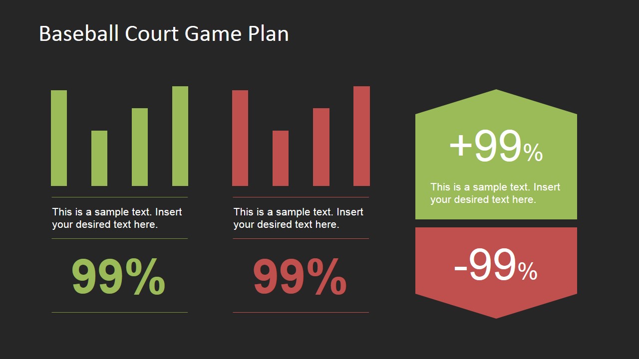 Baseball Court Game Plan PowerPoint Template - SlideModel