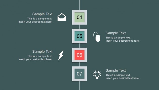 Clean Professional Slide Design Steps 4 to 7 - SlideModel