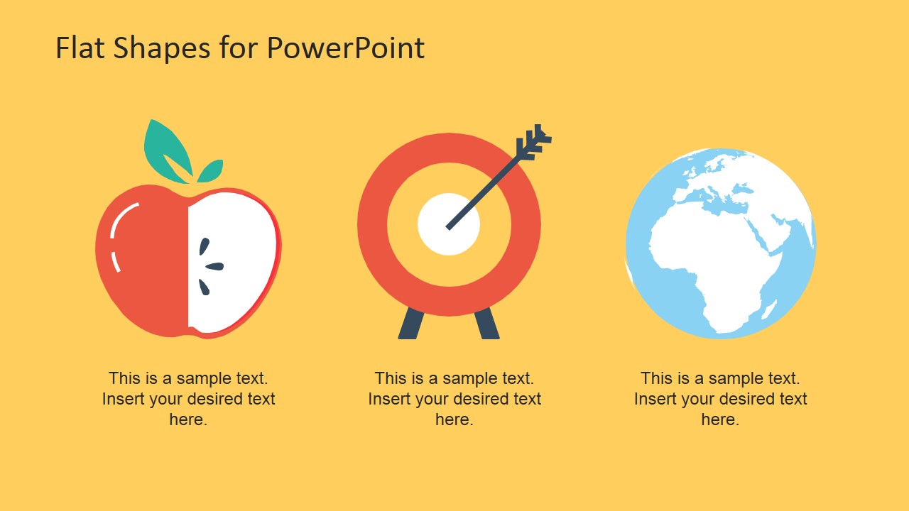 Creative Flat Shapes for PowerPoint - SlideModel