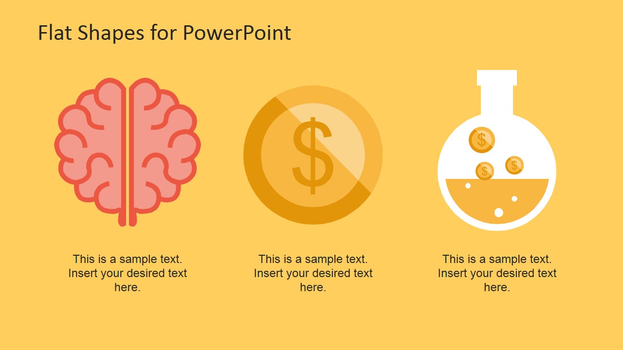 Creative Flat Shapes for PowerPoint - SlideModel