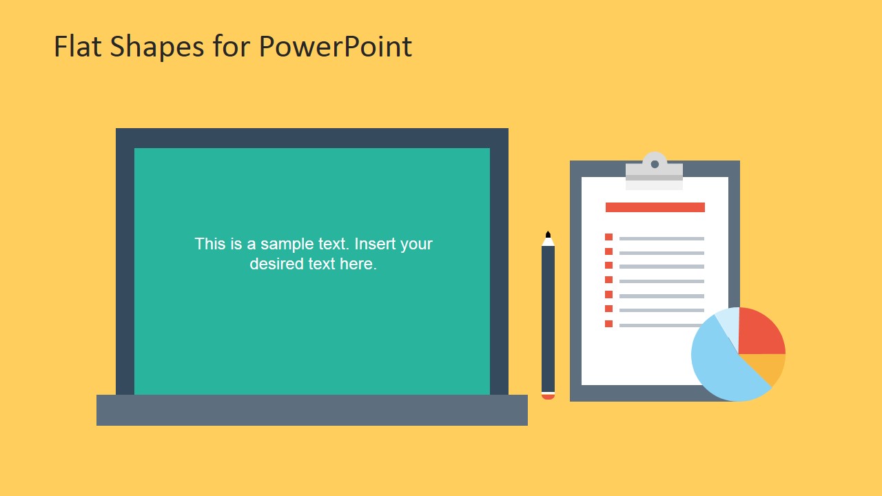 Creative Flat Shapes for PowerPoint - SlideModel
