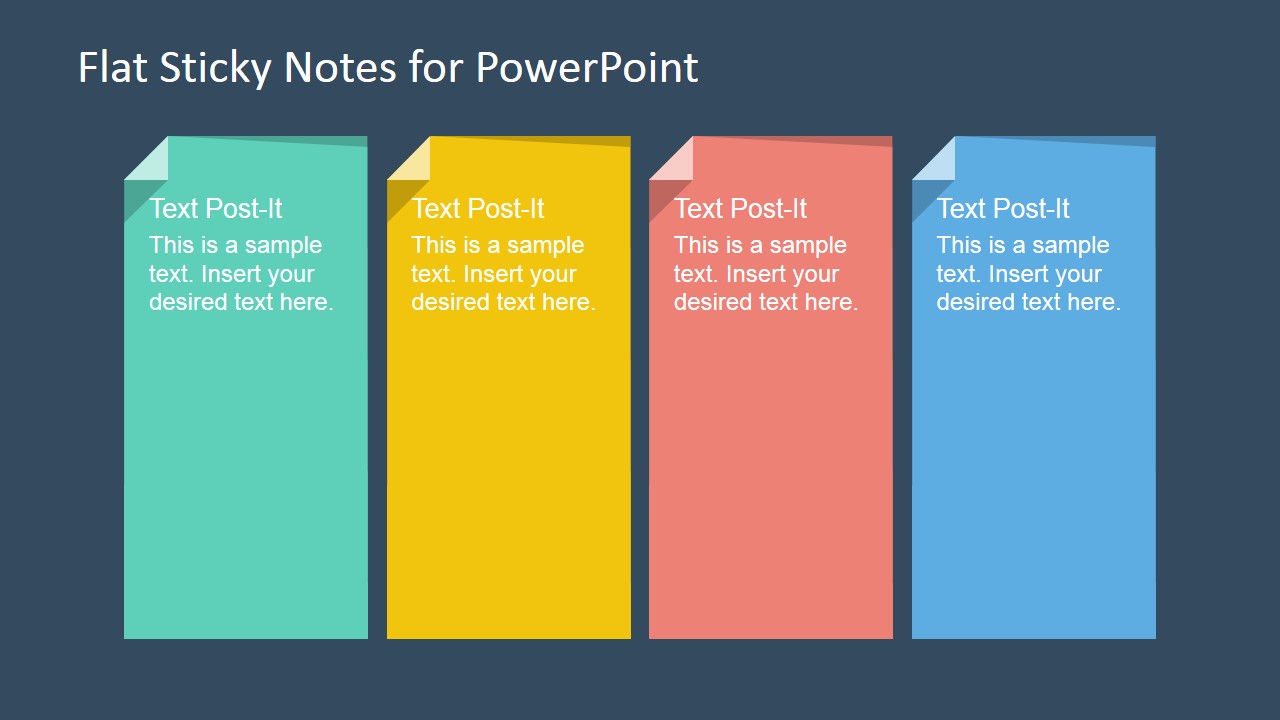 Flat Sticky Note Shapes for PowerPoint - SlideModel Flat Sticky Note Shapes for PowerPoint - SlideModel