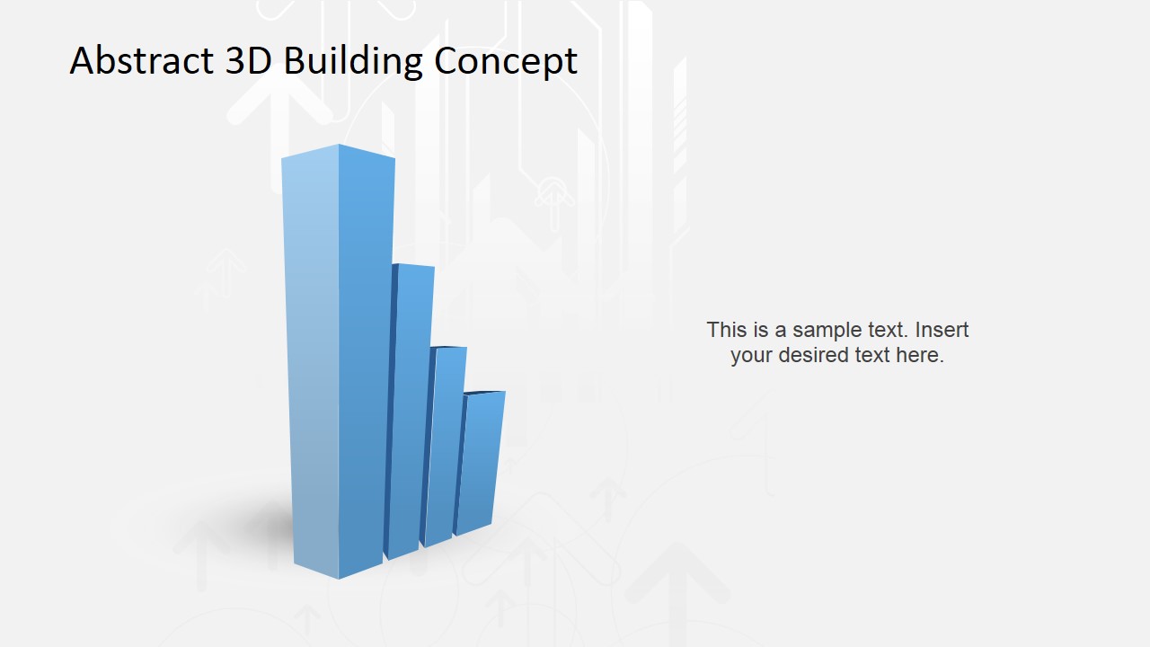 Abstract 3D Building Concept Idea for PowerPoint - SlideModel