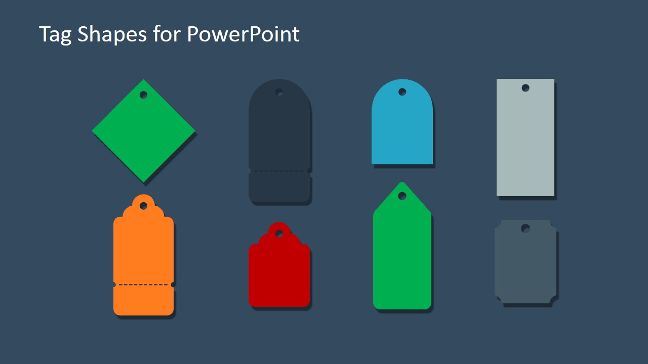 Infographic Tags Shapes for PowerPoint - SlideModel